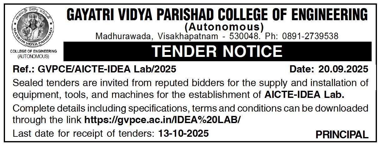 AICTE-IDEA Lab,GVPCE(A)